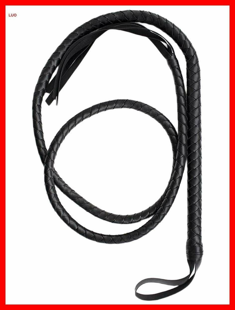 Хлыст кнут из натуральной кожи 190 см