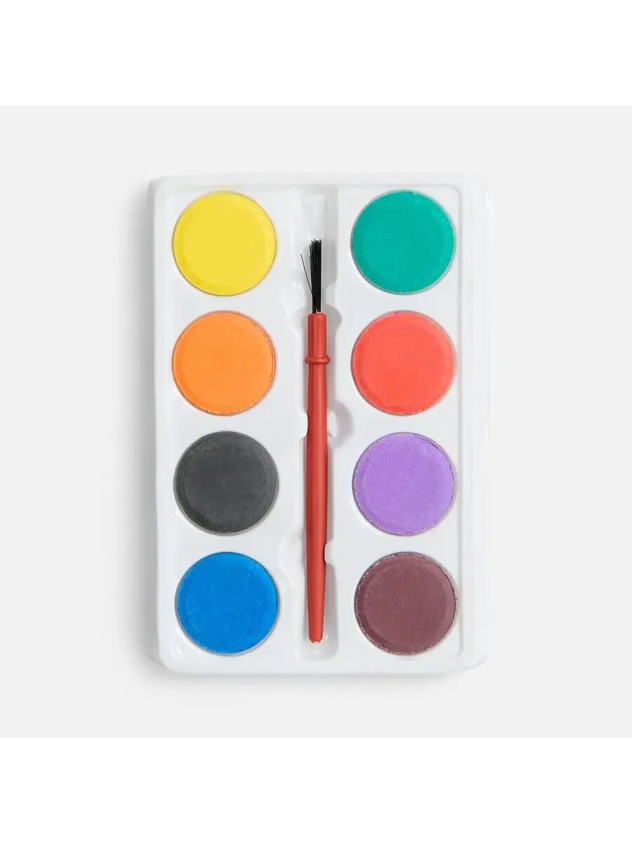 Яркий набор акварельных красок для малышей
