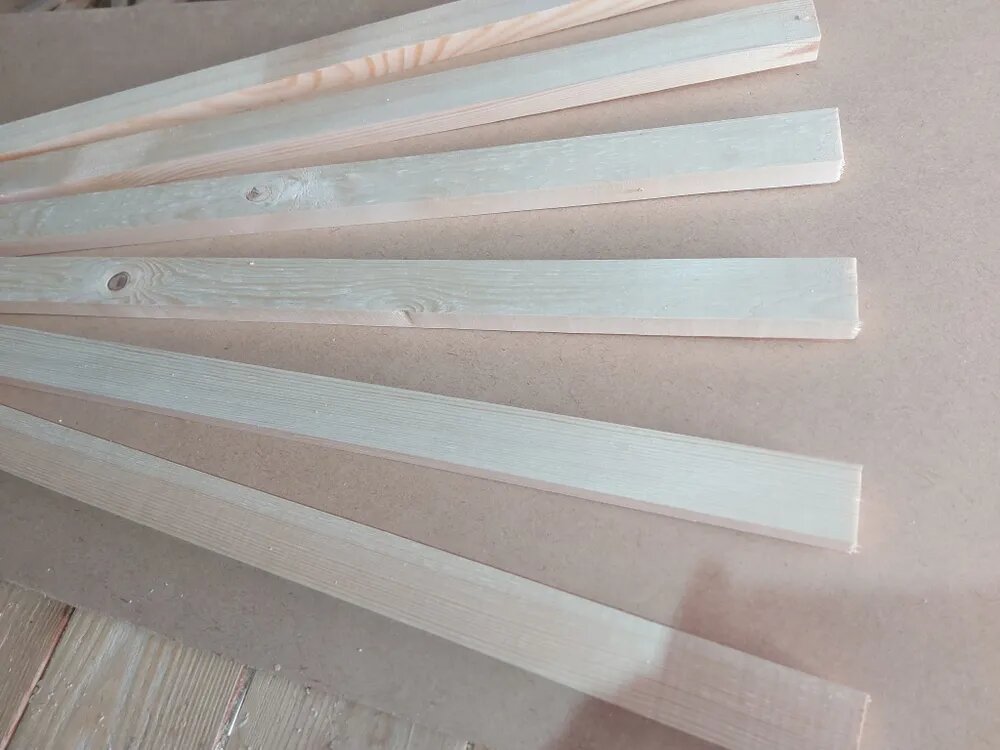 Рейка сухая строганная 20*40*400