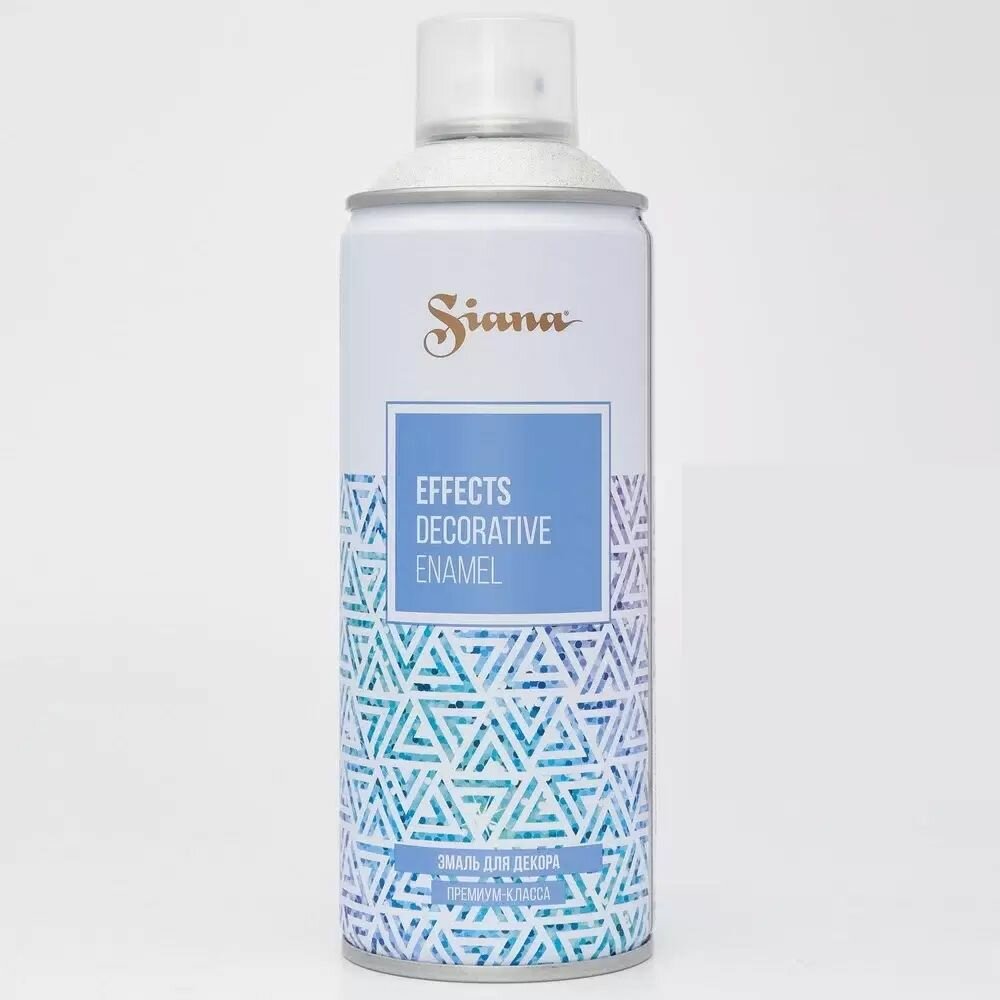 Эмаль для декора Siana Effect глиттер, северное сияние, аэрозоль, 270 г