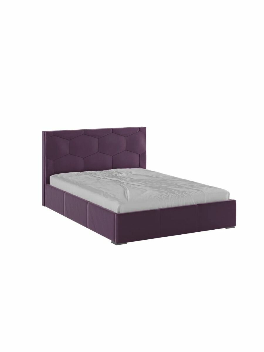 Кровать интерьерная Манука, 1,4м, 1550х1050х2230, Винный, Кистель, Kistel