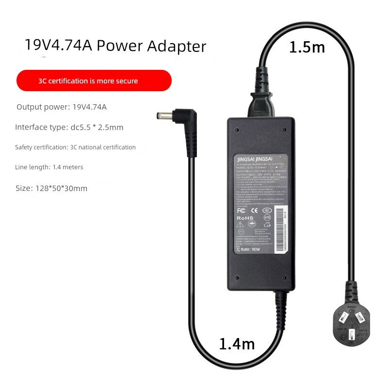 Зарядное устройство для ноутбука 20V3.25A, адаптер питания typec 19V4.74A, универсальный, для Lenovo, Asus, Dell, HP,