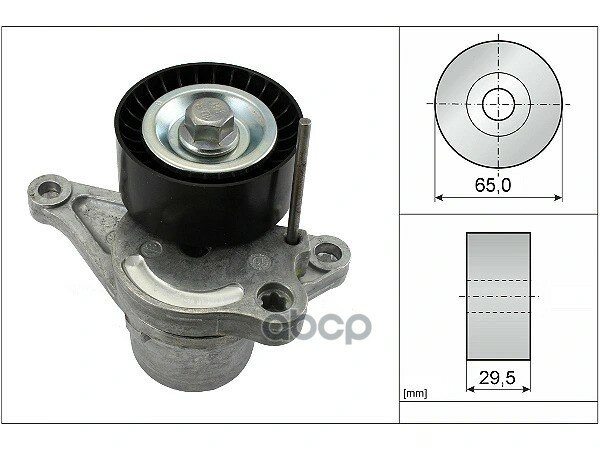 534 0281 10_Натяжитель ремня NISSAN/OPEL/RENAULT 2,0/2,3 CDTi/dCi 05- Ina арт. 534028110