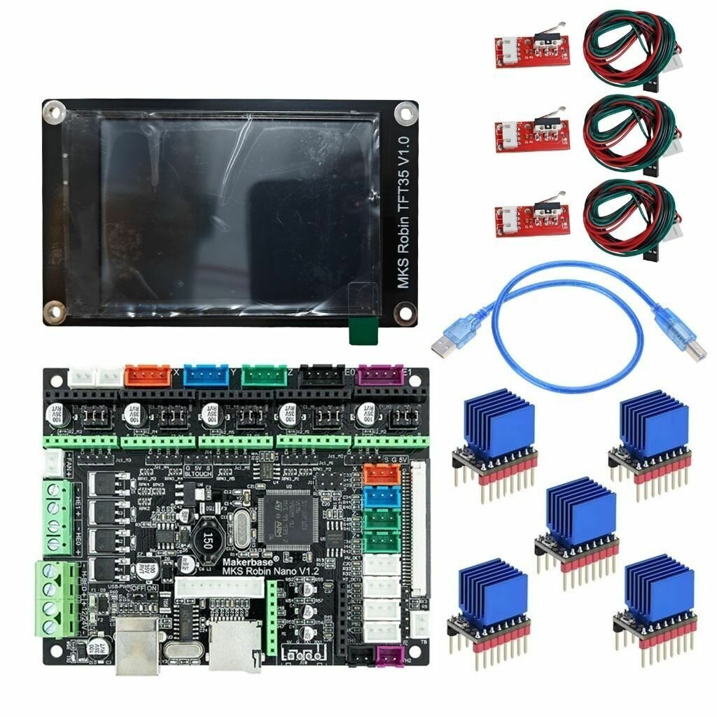 Плата для 3D-принтера MKS Robin Nano V1.2 с TFT35 и Wi-Fi