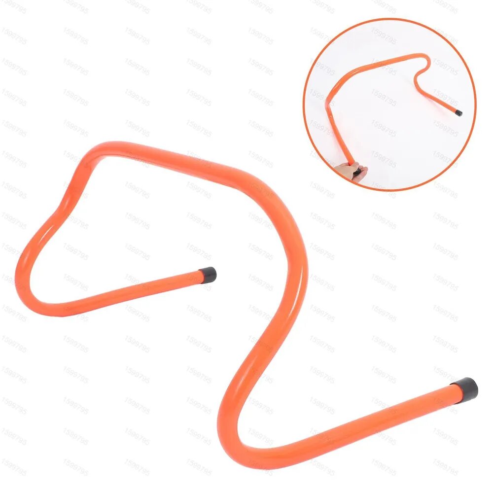 Барьер для легкой атлетики, длина 46.12 см, для тренировок по футболу, легкой атлетике, цвет Orange