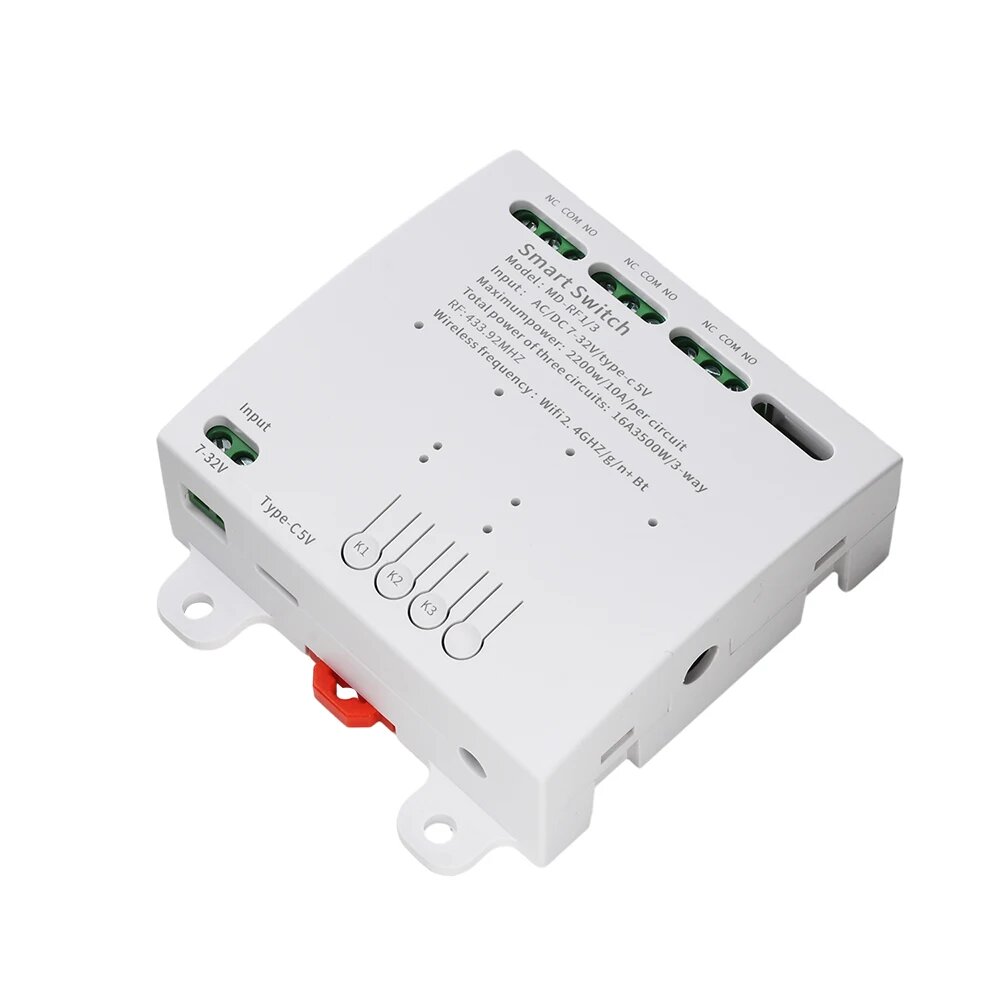 Wi-Fi релейный модуль 3/4 канала, Model 90-265V, 3Way