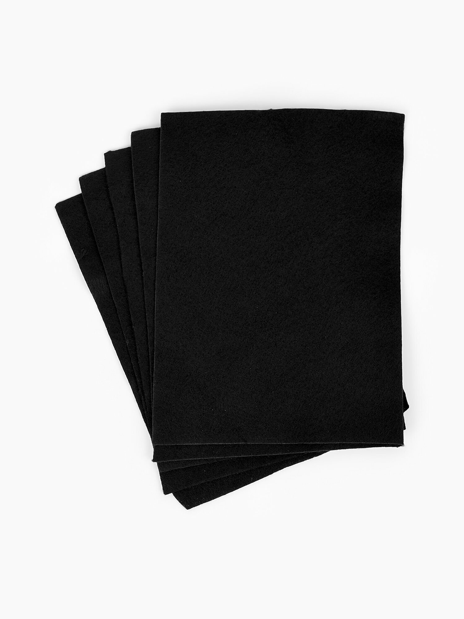 Фетр Школа талантов, мягкий, 1,3 мм, 20x15см, черный, 5 листов