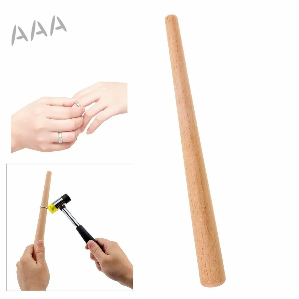 Ригель ювелирный деревянный для правки колец, для сборки восковых моделей.