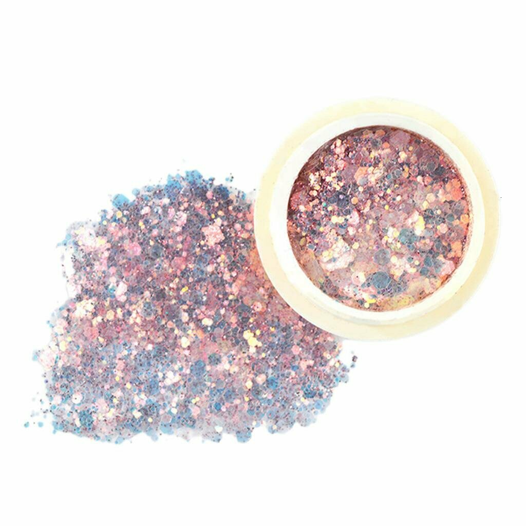 Набор голографического глиттера для рукоделия, 2 легкий порошок