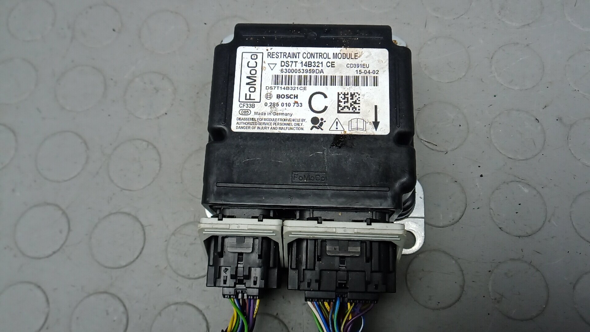 Блок управления airbag FORD MONDEO 5, Номер 0285010733