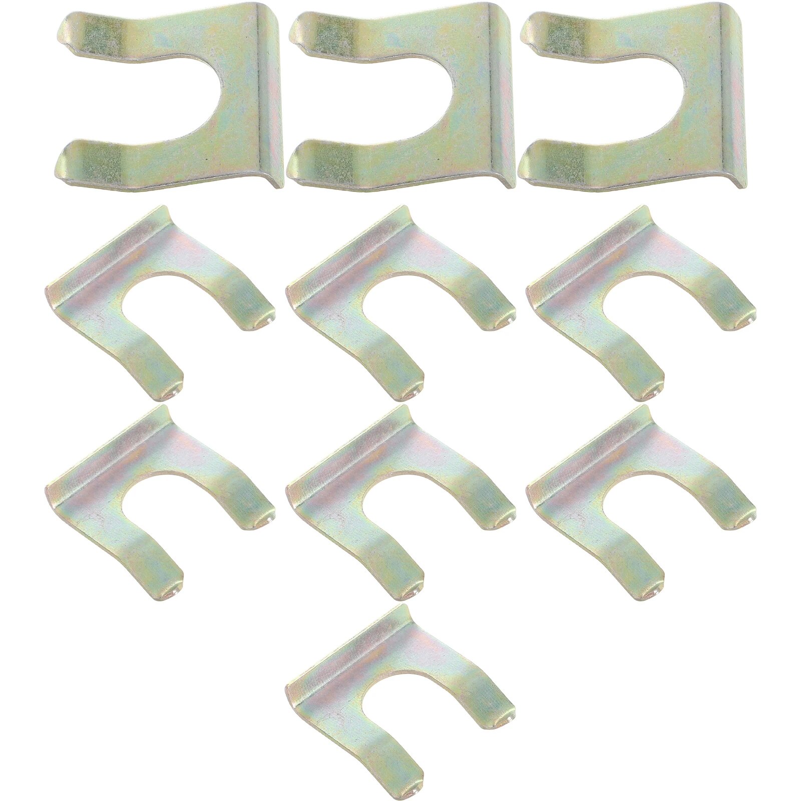 10 шт. тормозная магистраль U-образный зажим, железный держатель топливопровода, комплект фиксатора троса стояночного тормоза, позиционирующий стопорный зажим для крепления