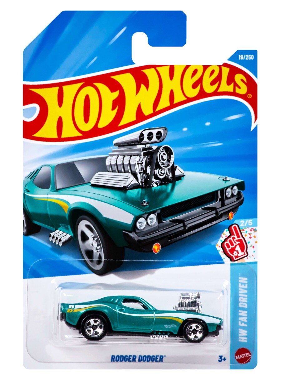 JJH94 Hot Wheels машинка металлическая игрушка коллекционная масштабная модель Rodger Dodger кейс 2026