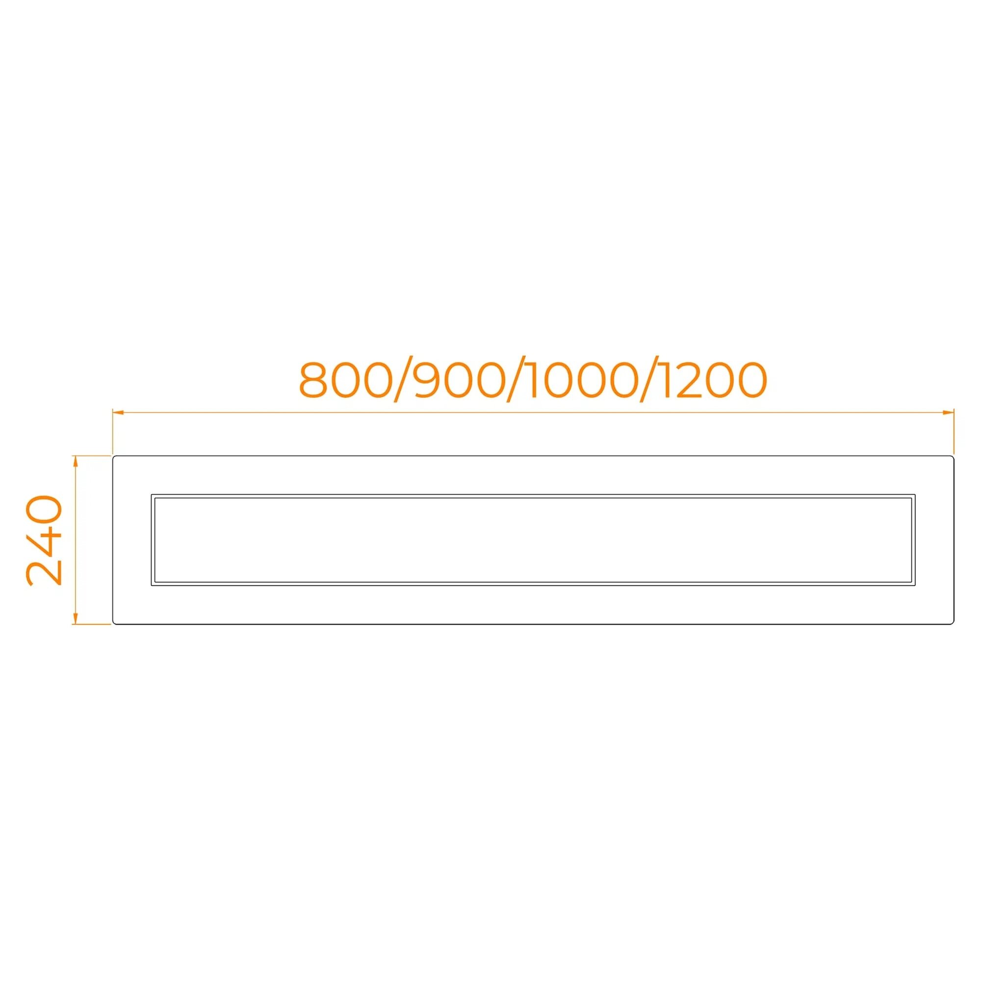 Экран для поддона RGW NА, CL-s-08 80х24 см фронтальный (16230911-80)