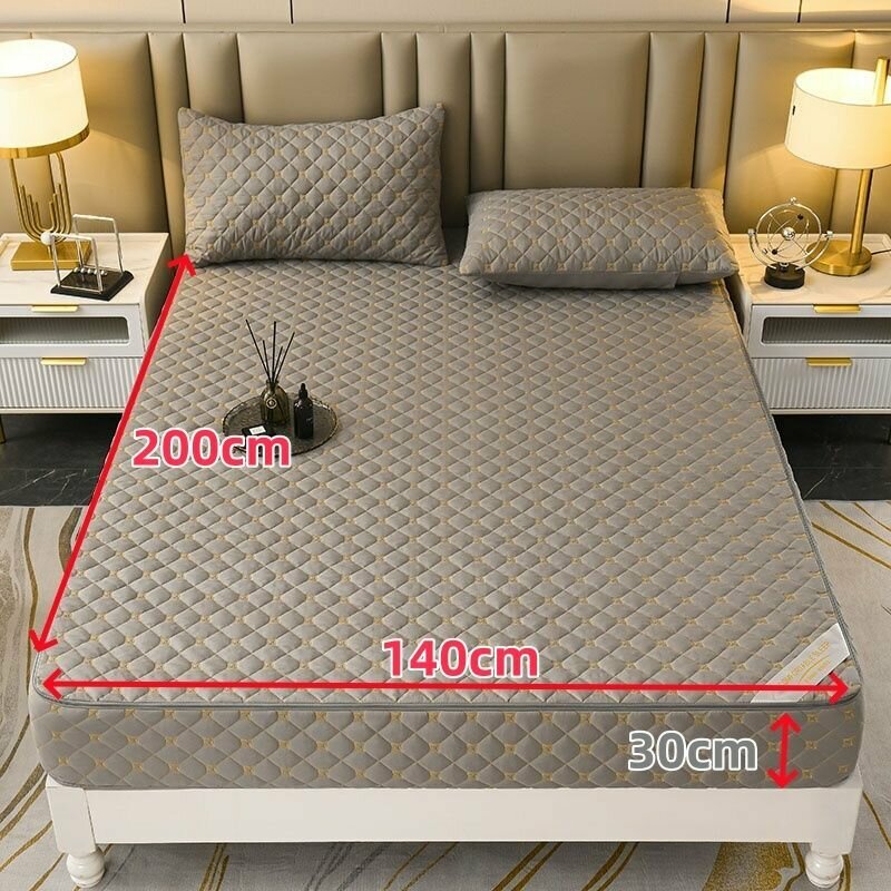 Вышивка Наматрасник; утолщенный стеганый чехол для матраса с застежкой-молнией