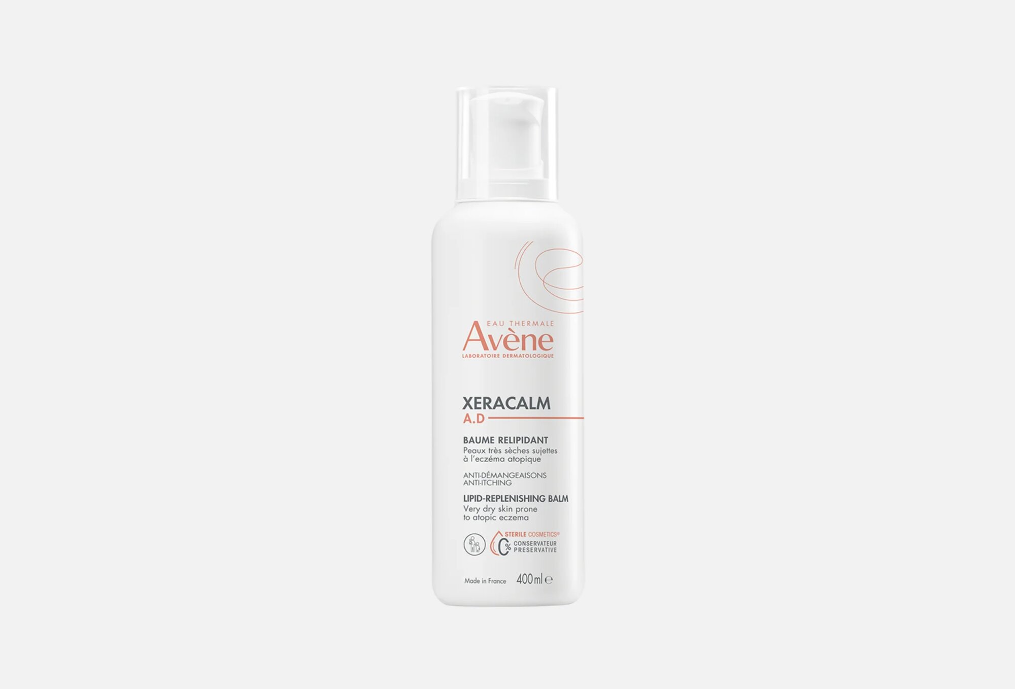 Липидовосполняющий бальзам для очень сухой кожи EAU THERMALE AVENE XeraCalm A.D, 400 мл