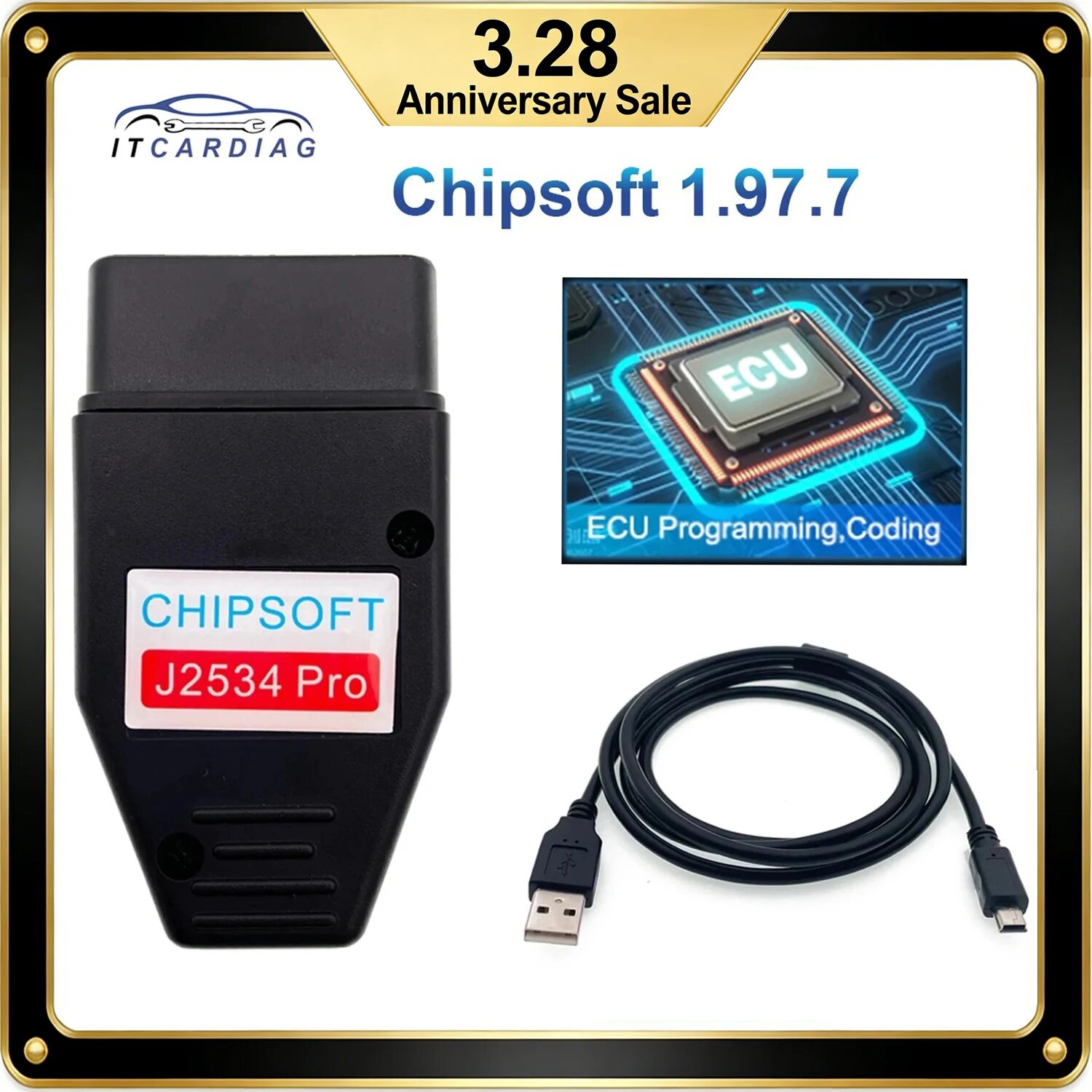 Чипсет J2534 Pro ChipLoader 1.97.7 K-line KLine CAN BUS адаптер для канакера VCI ECU