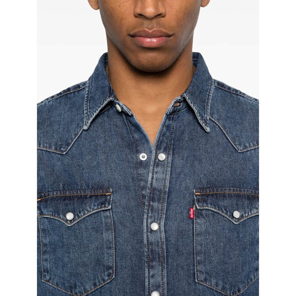 Рубашка Levi's, размер L, cиний — фото 1