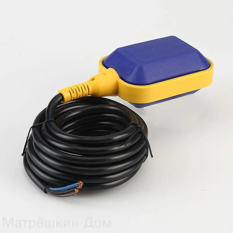 Поплавковый выключатель для насоса 220В IP68 ABS пластик — фото 1