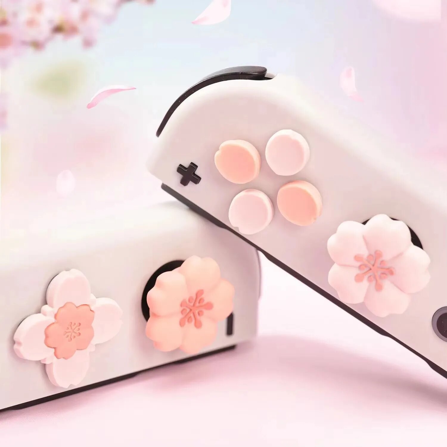Наклейки на джойстик Nintendo Switch OLED KomoKe, Silicone Soft