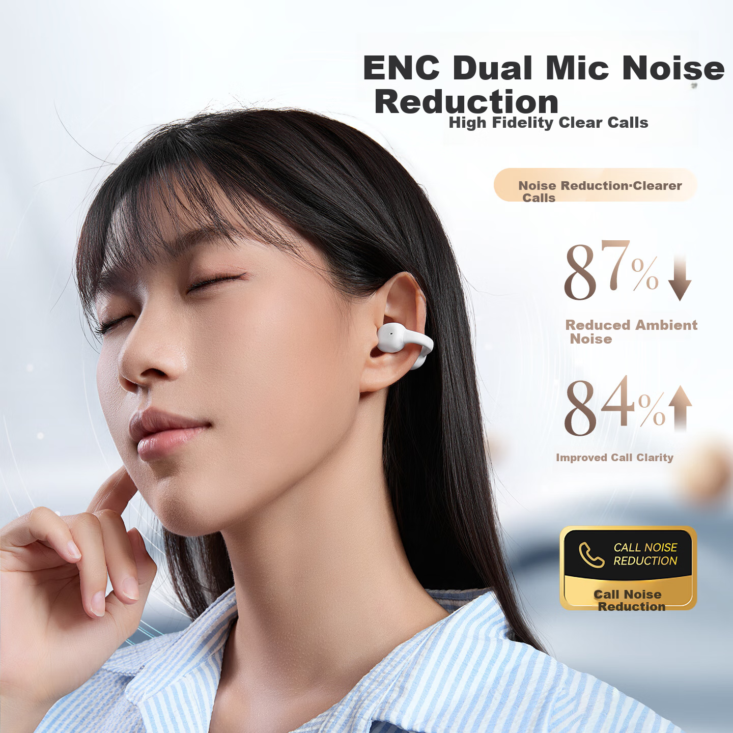 HP H10N Bluetooth наушники беспроводные крепящиеся на ухо сверхдолгий срок службы для звонков шумоподавление спортивные