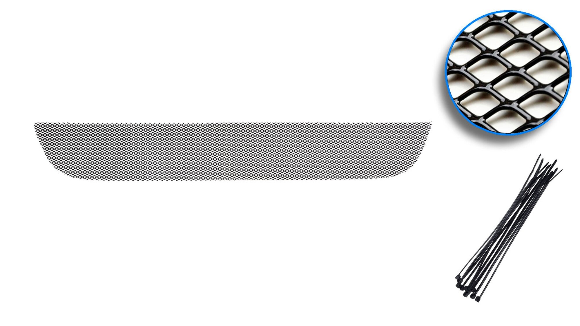 Защитная сетка радиатора для VOLKSWAGEN GOLF Plus 2009-2014 (V рестайлинг), низ, 1шт