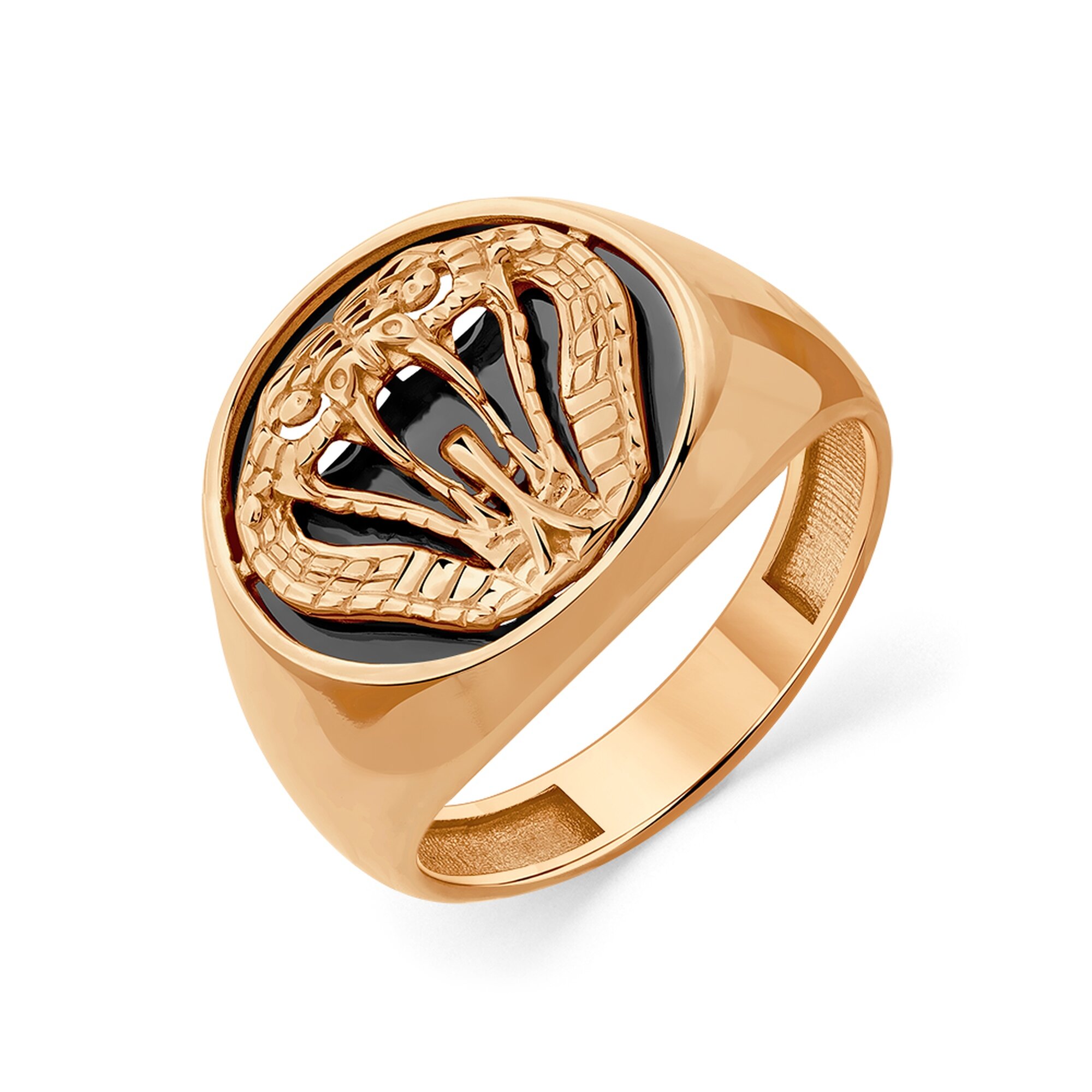 Кольцо, красное золото, 585 проба