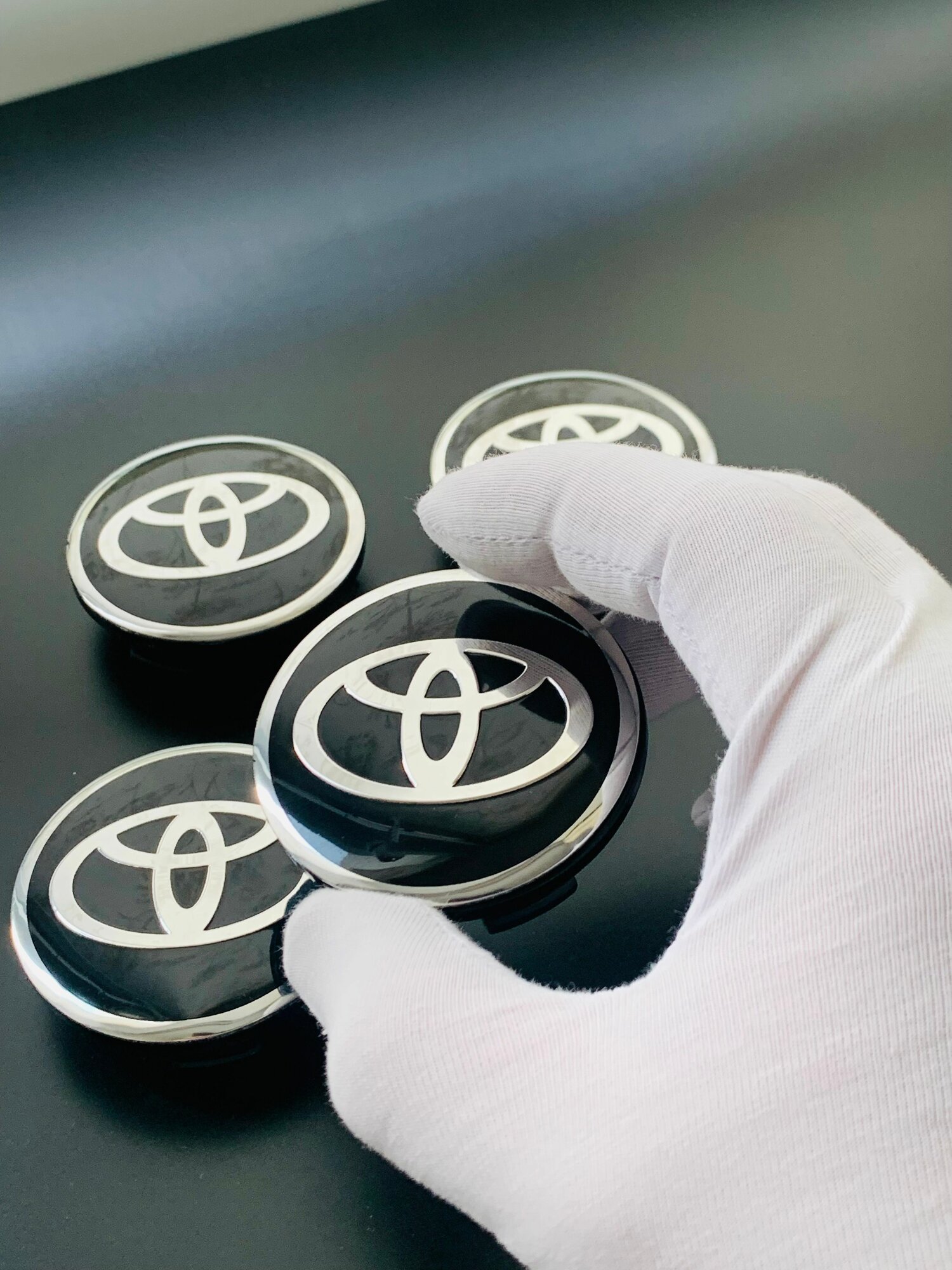 Колпачки на литые диски Скад Тойота 56/52мм черный. Заглушки для колеса skad Toyota 56мм 4шт