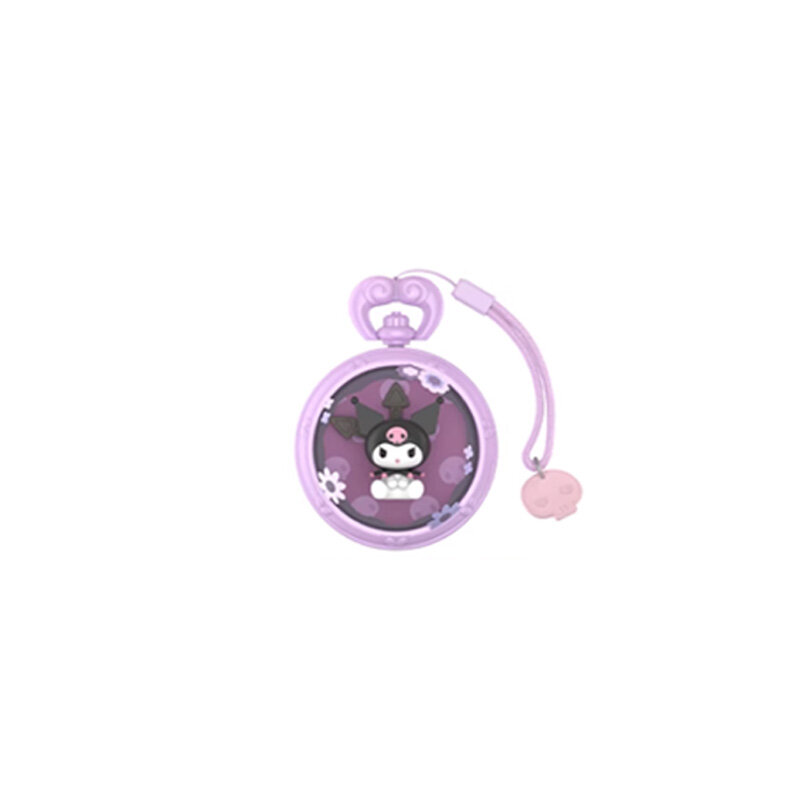 Карманные часы унисекс POP MART Sanrio Family's Beautiful Moments, Confirmed-Kuromi, Relaxation Time (Open)