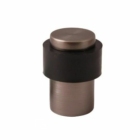 Упор дверной APECS напольный, цвет графит, резиновый амортизатор (DS-0014-GRF)