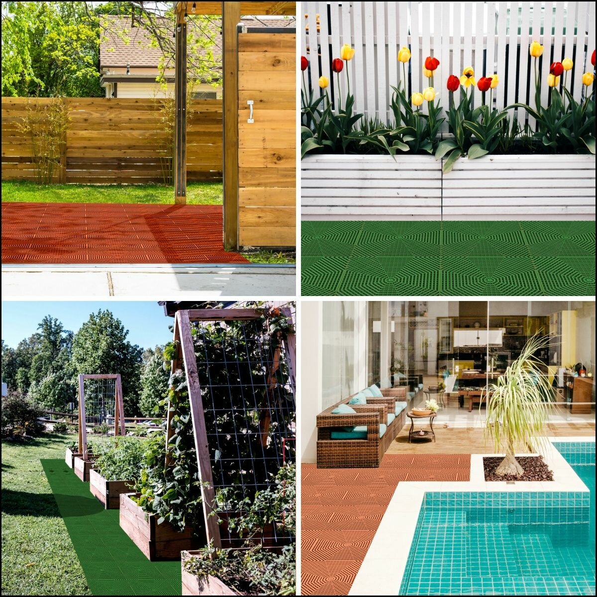 Садовый настил