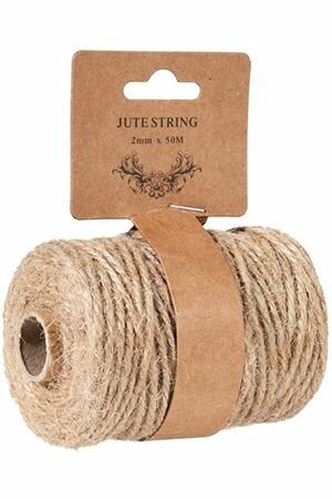 Джутовый шнур для декорирования каво БЕЖ, 3 мм* 25 м, Koopman International CAA700860-3