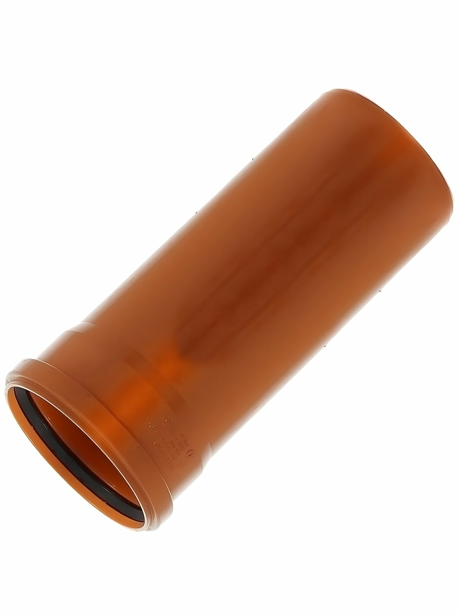 Труба канализационная наружная Нотапласт 110х2000х3.2 мм из полипропилена, рыжая, для внешних систем водоотведения и канализации.