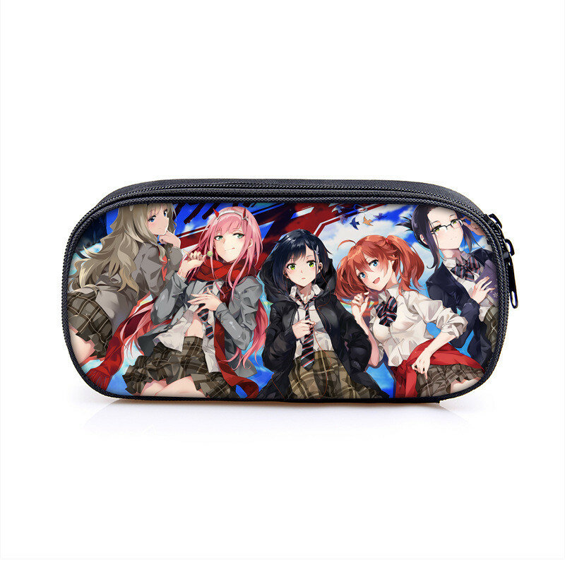 Darling in the franxx коллекционная пенал с просторным дизайном для подростков и взрослых размер 18