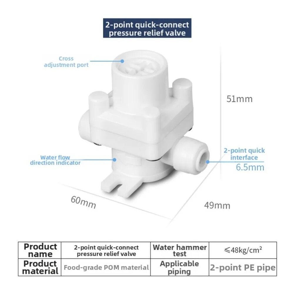 Клапан регулирования давления воды, клапан стабилизации давления