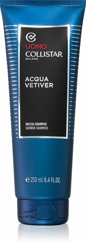 Collistar Мужской гель для душа и шампунь Uomo Acqua Vetiver Shower Shampoo 250 мл