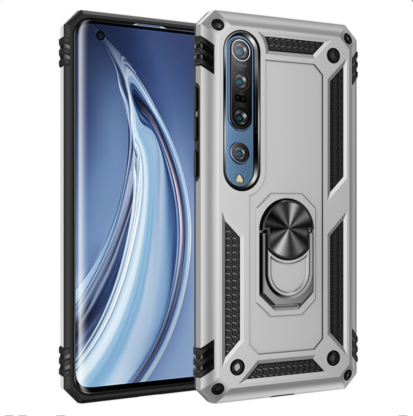 Противоударный чехол MyPads для Xiaomi Redmi Note 10 Pro Max (2021) / Redmi Note 10 Pro (NFC,2021) серебристый