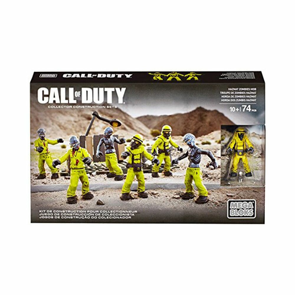 Mega Bloks Call of Duty Collector Construction Set Zombies Horde шесть мини-фигурок зомби, Собираемая модель Армагеддона, для детей от 10 лет и старше