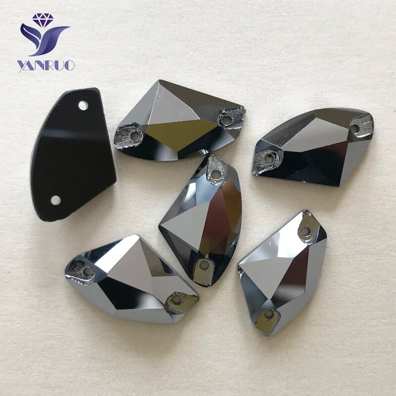Стразы YANRUO 9x14mm, 96шт, галактический стиль