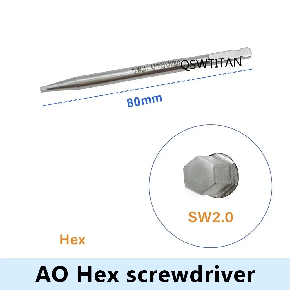 AO Шестигранная отвертка 2.0 x 80mm