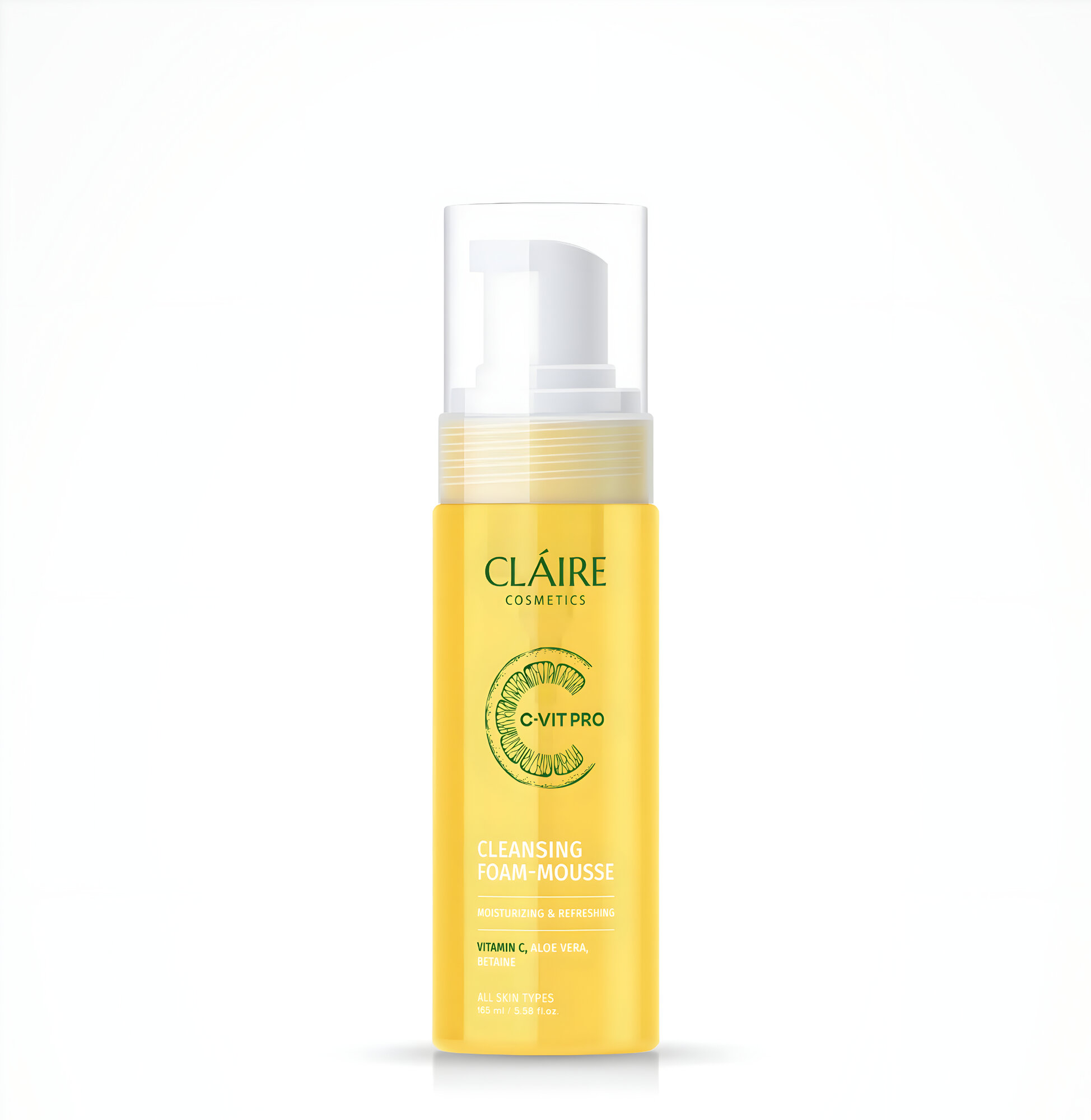 Claire Cosmetics C-VIT PRO Пенка-Мусс для умывания Очищающая, 165мл