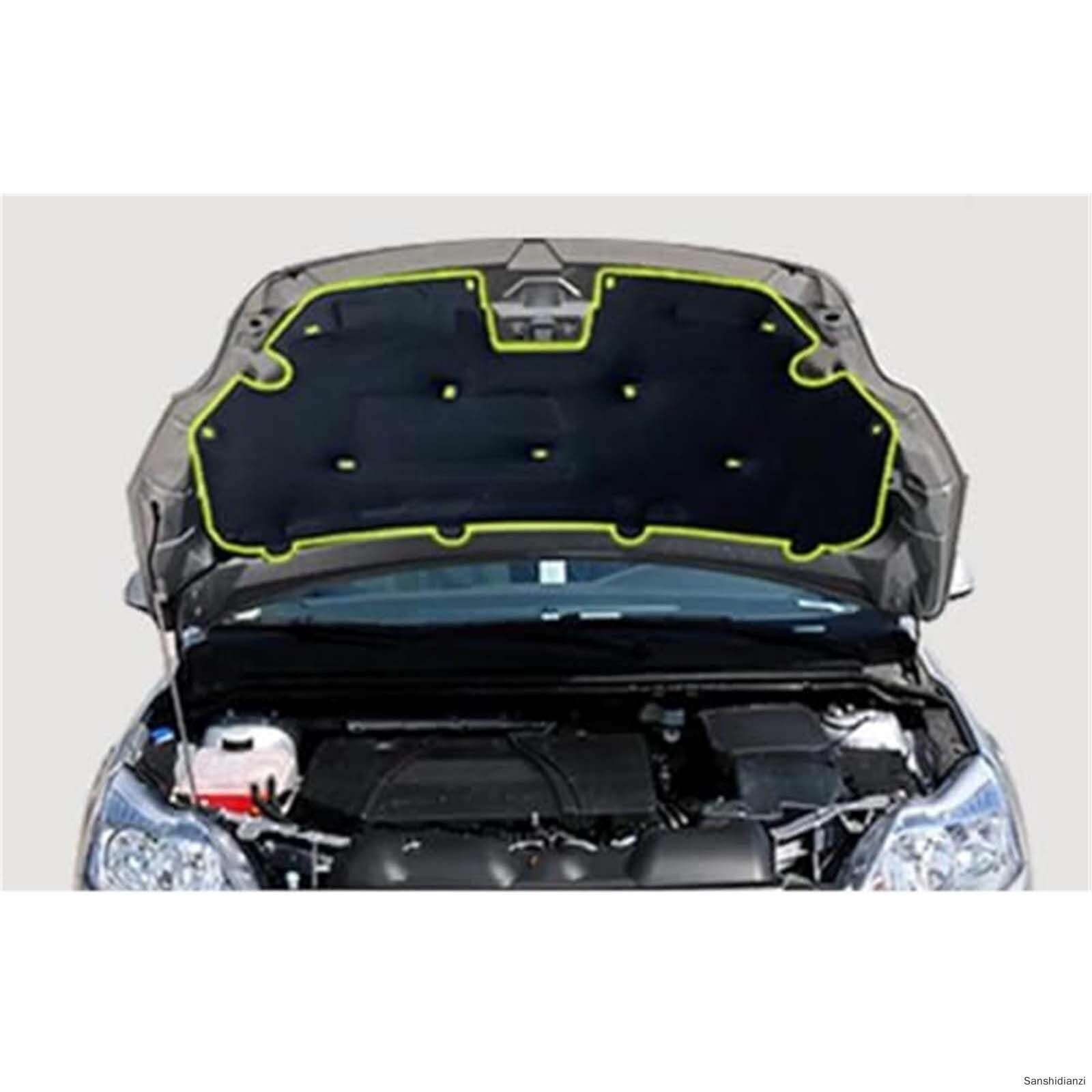 Шумоизоляция капота автомобиля из хлопка для Ford Focus 2005–2008 — снижение шума двигателя и вибраций при езде