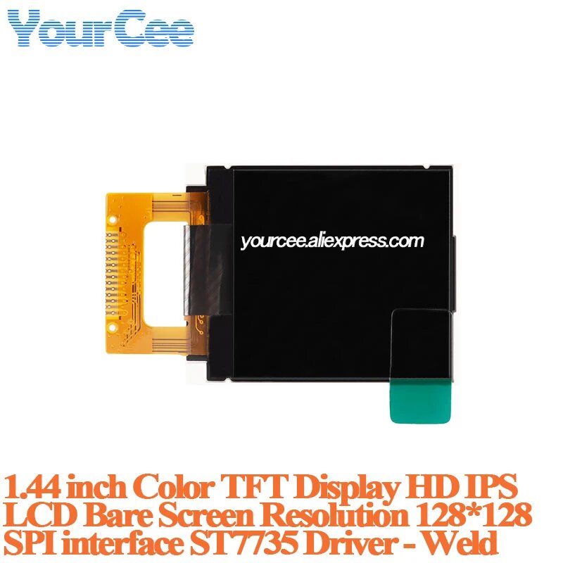 1.44" Цветной TFT LCD дисплей 128x128 SPI ST7735