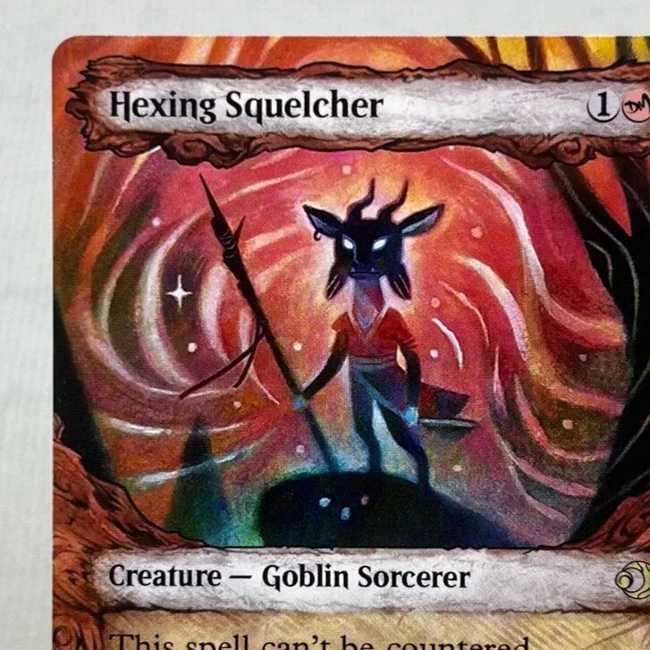 Magic: The Gathering Hexing Squelcher Goblin Sorcerer