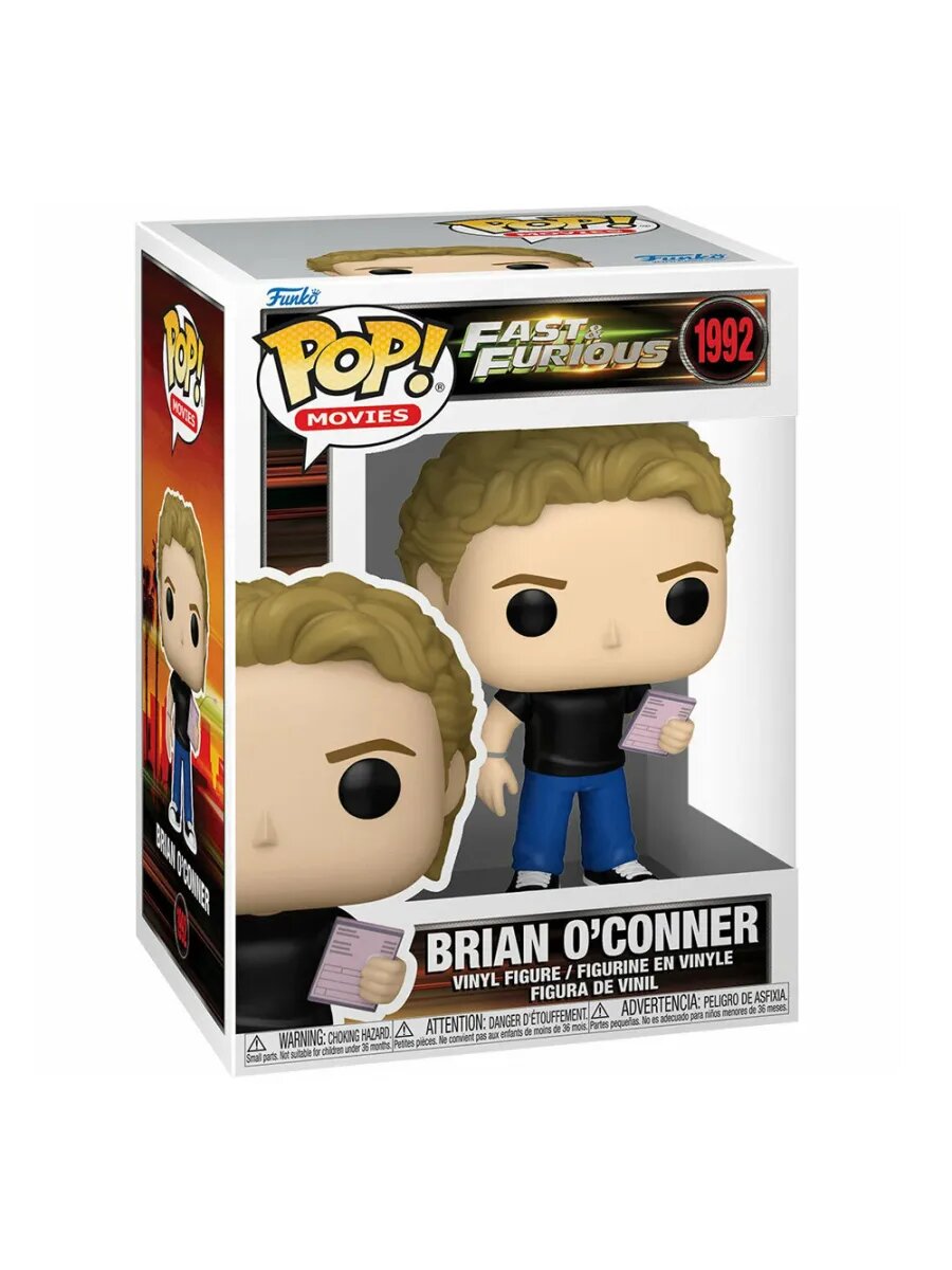 Фигурка Funko POP! Movies Fast & Furious Brian O'Conner (1992) 90491