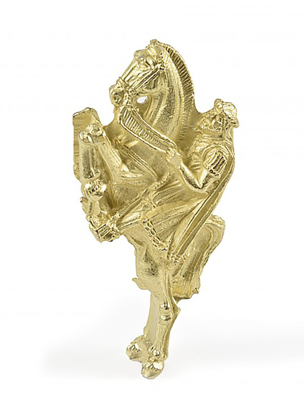 Носовая фигура для корабля XVII века, Всадник на коне, металл, М.1:70, Amati