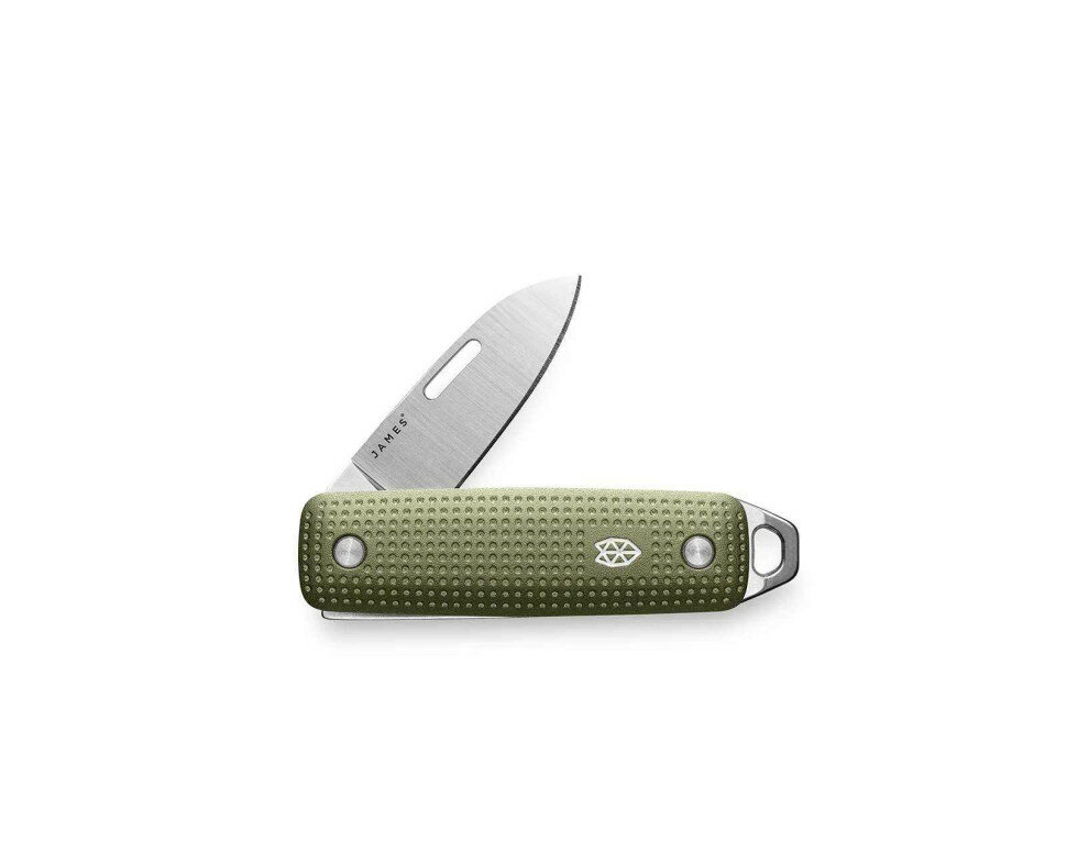 Нож The James Brand the Elko, лезвие Sandvik 12C27, рукоять Aluminum 6061, Grove