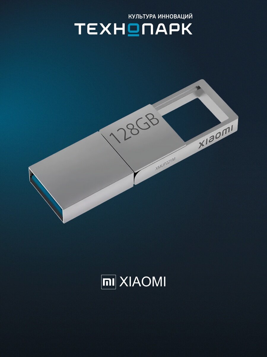 USB Flash Drive Xiaomi Dual-interface 128 ГБ серый (BHR8816GL)