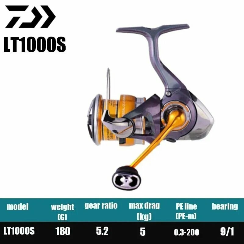 2024 DAIWA REGAL 1000S 5.2 Катушка рыболовных снастей