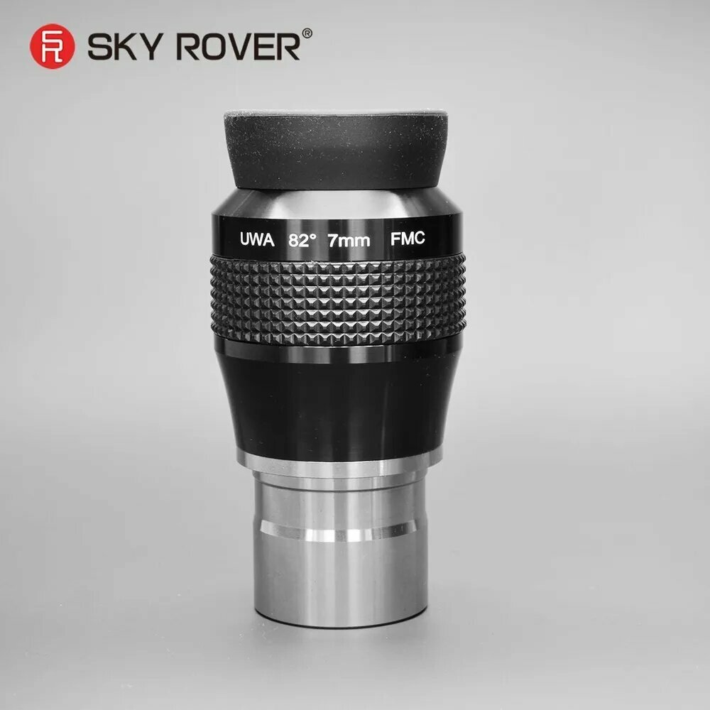 Sky roverUWA 7mm,1,25 дюйма,82 градуса, Сверхширокоугольный окуляр