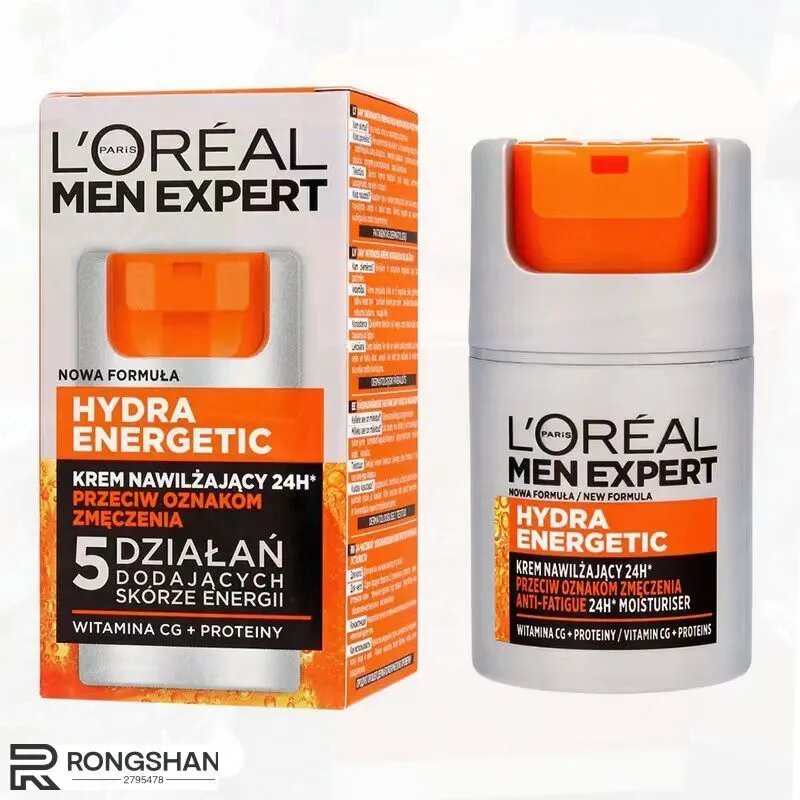 Увлажняющий крем для лица после бритья L'Oreal Men's Expert для борьбы с признаками усталости, 50 мл